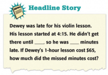 Time, Temperature, Weight, and Capacity: Lesson 8 – Elementary Math