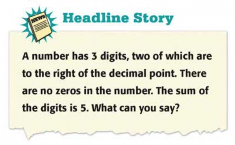 Decimals: Lesson 7 – Elementary Math