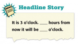 Number Lines and Time: Lesson 8 – Elementary Math